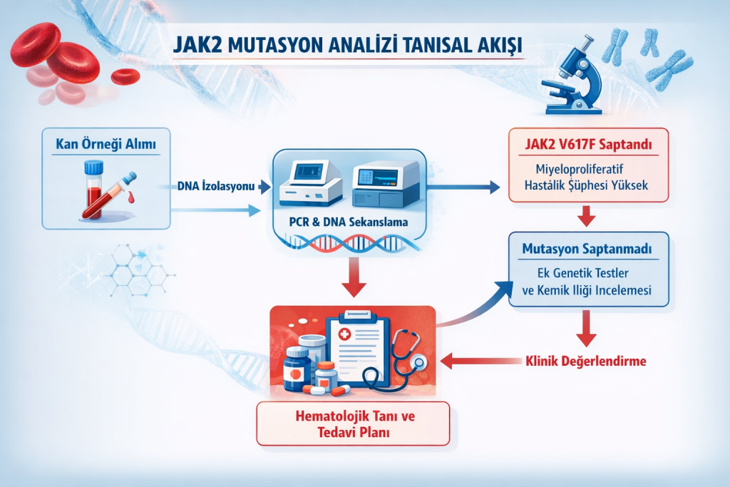JAK2 Mutasyon Analizi (V617F, Exon 12) Fiyatı | Miyeloproliferatif ...
